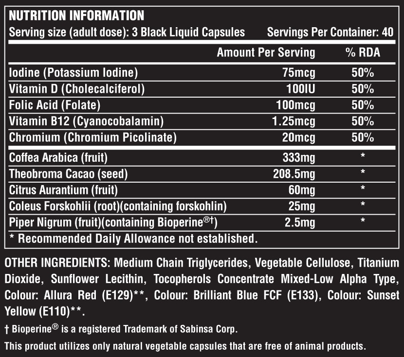 Lipo 6 Black Ultra Concentrated Hers | Fitlab Panamá